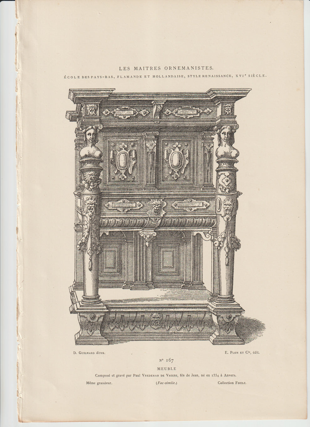 “Les Maîtres Ornemanistes No.167 — Paul Vredeman de Vries ‘Meuble’ — P ...